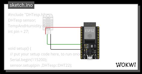 Tempandhumidity Wokwi Esp32 Stm32 Arduino Simulator