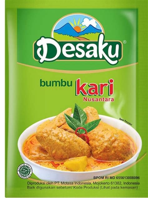 Jual Desaku Bumbu Kari Nusantara 12 5 G Shopee Indonesia