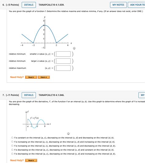 Solved You Are Given The Graph Of A Function F Determine