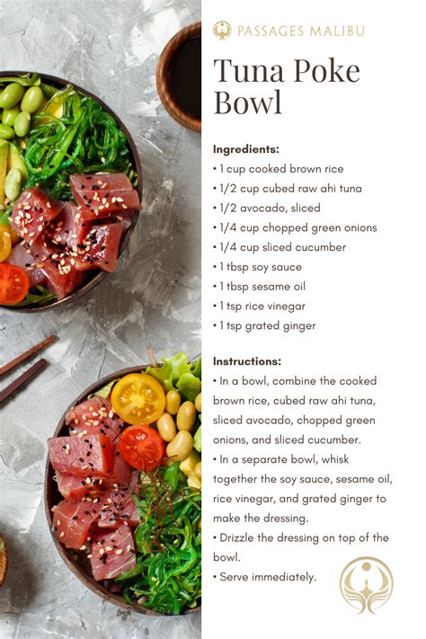 Tuna Poke Bowl Recipe