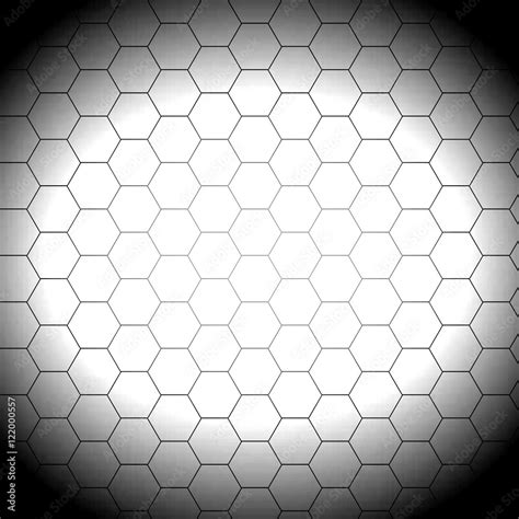 Seamless Pattern Of The Hexagonal Net Stock Illustration Adobe Stock