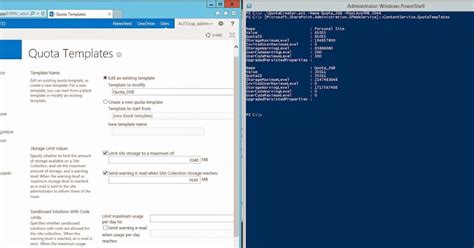 Sharepoint Trenches Sharepoint 2013 Quota Template Creation Script