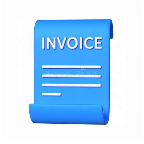 Blue Invoice Stock Illustrations 5 714 Blue Invoice Stock