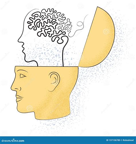 Dibujo Simbólico Del Conocimiento De La Filosofía Ilustración Del