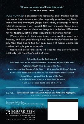 Rain Reign By Ann M Martin Paperback Barnes Noble