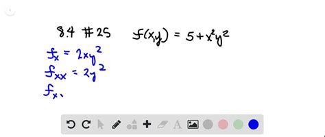 Solved Calculate All Four Second Order Partial Derivatives And Confirm