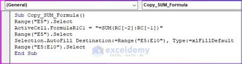 How To Copy A Sum Formula In Excel 6 Methods Exceldemy