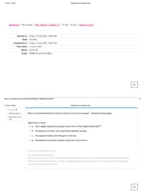 Self Quiz Unit 5 Attempt Review02 Pdf