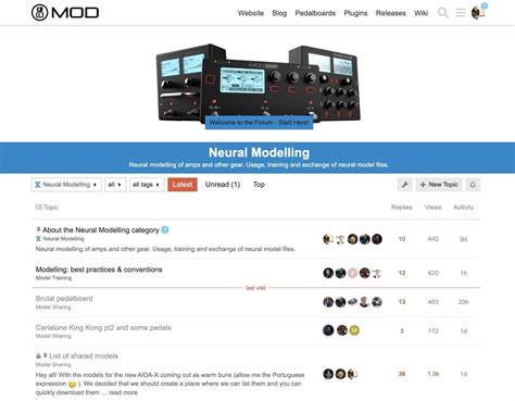 Neural Modelling Mod Audio Website