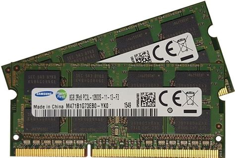 Samsung 16gb 2x 8gb Notebook Memory Ddr3 1600 Mhz 204pin Memory Pc 12800s Ab 29 90