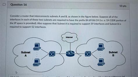 Solved Question 16 10 Pts Consider A Router That Chegg Com
