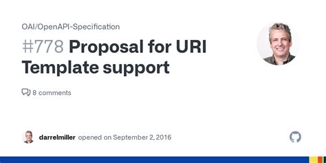 Proposal For Uri Template Support · Issue 778 · Oaiopenapi