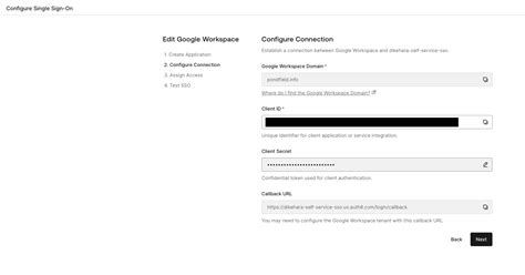 How To Edit Connections With Self Service Sso In Saas App