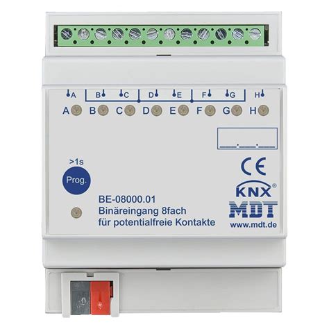 MDT BE 08000 02 Knx Binary Input Interface