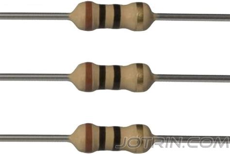 What Is A 10 Ohm Resistor 10 Ohm Resistor Color Code Jotrin Electronics