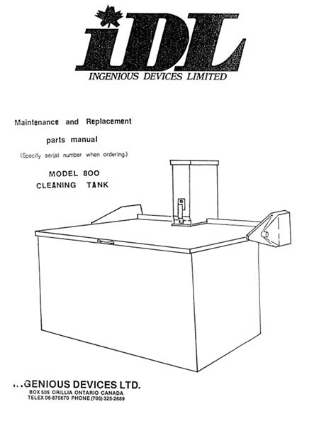 Idl 800 Manual