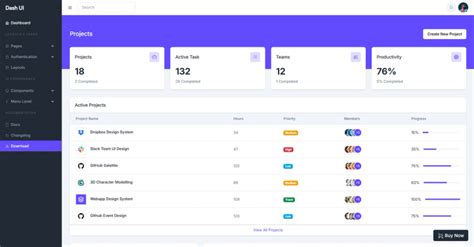 Dash Ui Next Js Free Dashboard Template Nextjs Template0