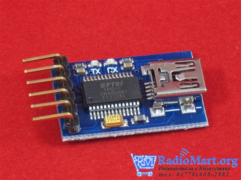 Преобразователь Usb Uart на Ftdi Ft232rl Radiomart Kz Робототехника и радиодетали