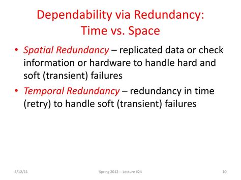 PPT CS 61C Great Ideas In Computer Architecture Dependability PowerPoint Presentation ID