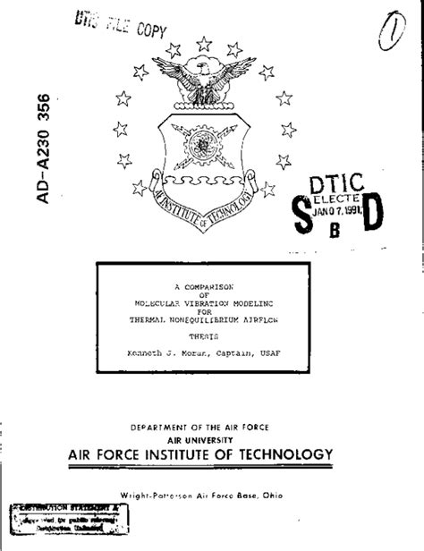Pdf A Comparison Of Molecular Vibration Modeling For Thermal