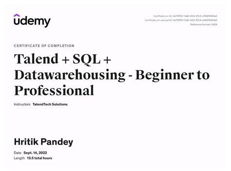 Hritik Pandey On Linkedin Talend Datawarehousing Sql