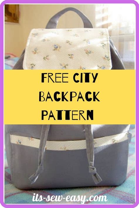 Backpack Sewing Pattern Artofit