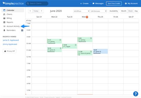 Navigating Your Calendar Simplepractice Support