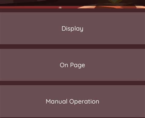 Display On Page Manual Operation StudyX