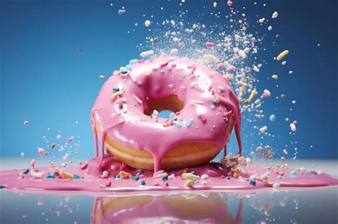 Premium Ai Image Doughnut