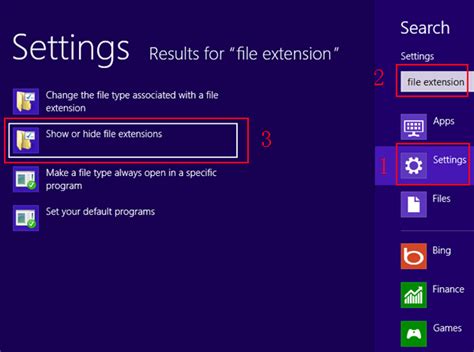 methods to hide and unhide file extensions in windows 8 8 1
