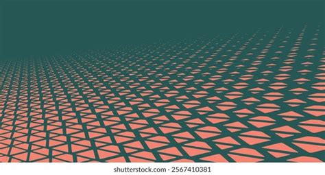 Triangles Halftone Pattern Radial Border Vector Stock Vector Royalty Free 2567410379