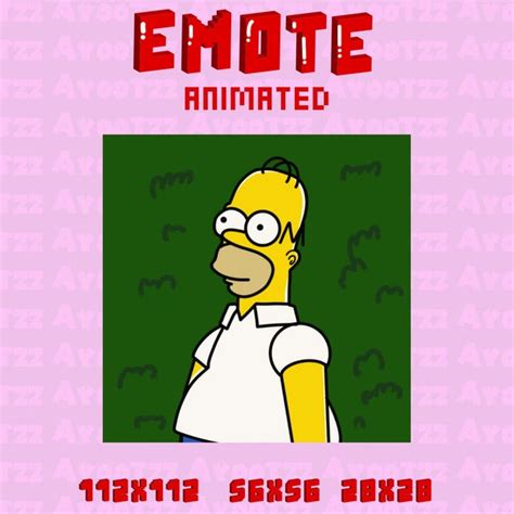 Homer Simpson Dancing Emote Etsy