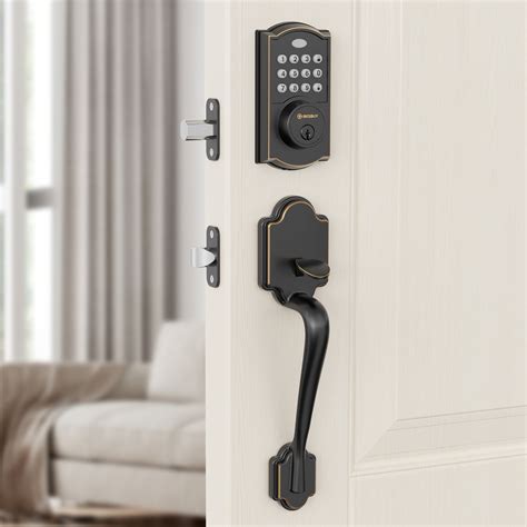 BESBUY Electronic Keypad Deadbolt Keyless Entry Door Lock With Handle