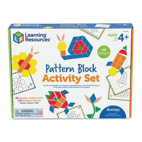 Learning Resources Pattern Block Sets Blick Art Materials