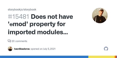 Does Not Have ɵmod Property For Imported Modules Angular 12 Library Storybook 64 · Issue