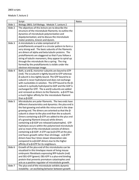 Bio 2b03 Module 7 Lecture 2 Script 2b03 Mcmaster Studocu