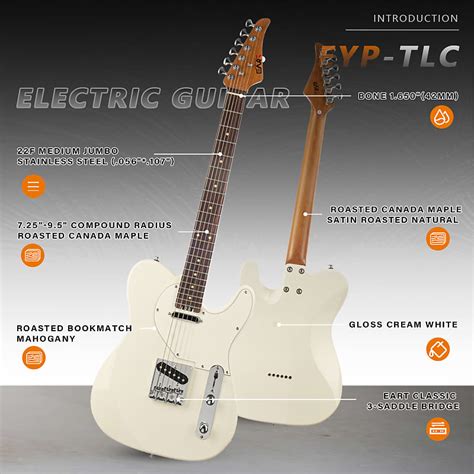 Eart Guitars Eyp Tlcroasted Bookmatch Mahogany Solid Reverb Canada