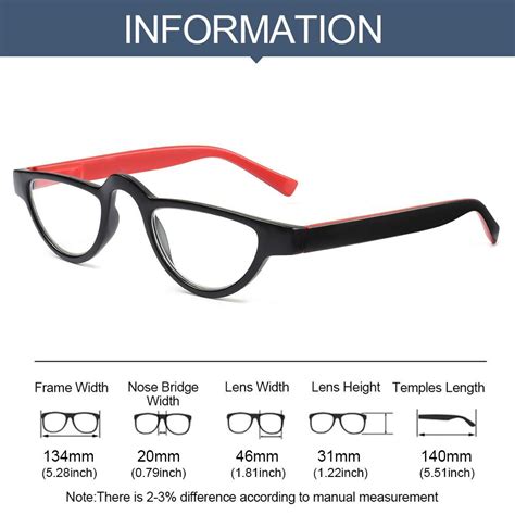 Eyeglasses Magnifying Eyewear Hyperopia Glasses Cat Eye Reading Glasses
