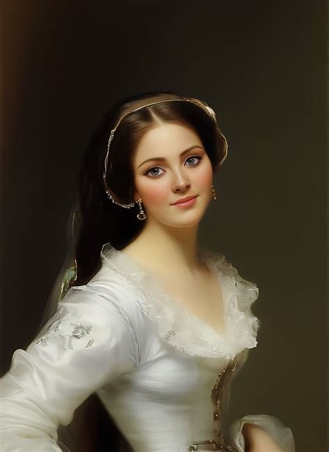 Женщина Портрет русской женщины В стиле художника Эугена фон Блааса Портрет Стиль Женщина