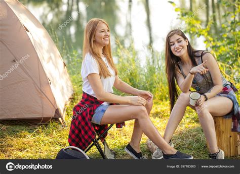 Camping Tent Girl