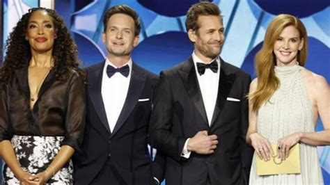 Suits Co Stars Reunite At Golden Globes Abc Audio Digital Syndication