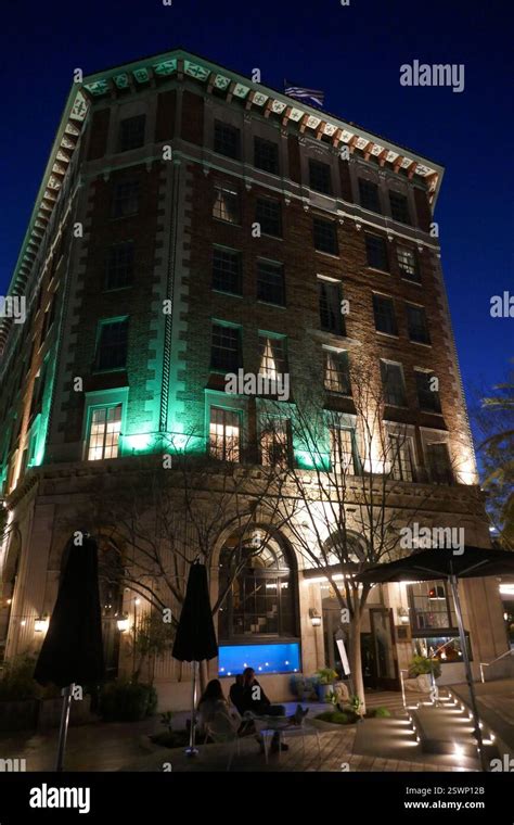 Culver City California Usa 20th February 2025 The Culver Hotel Built