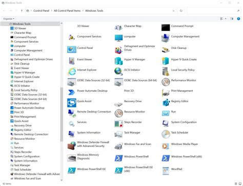 Windows 10 Is Getting A Windows Tools Control Panel For Power Users