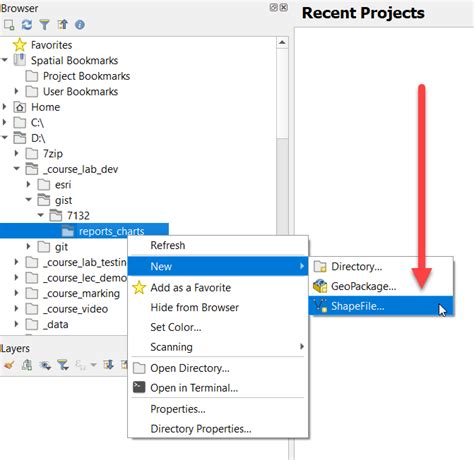 Add Create New Qgis Project To The Browser Context Menu · Issue 45710