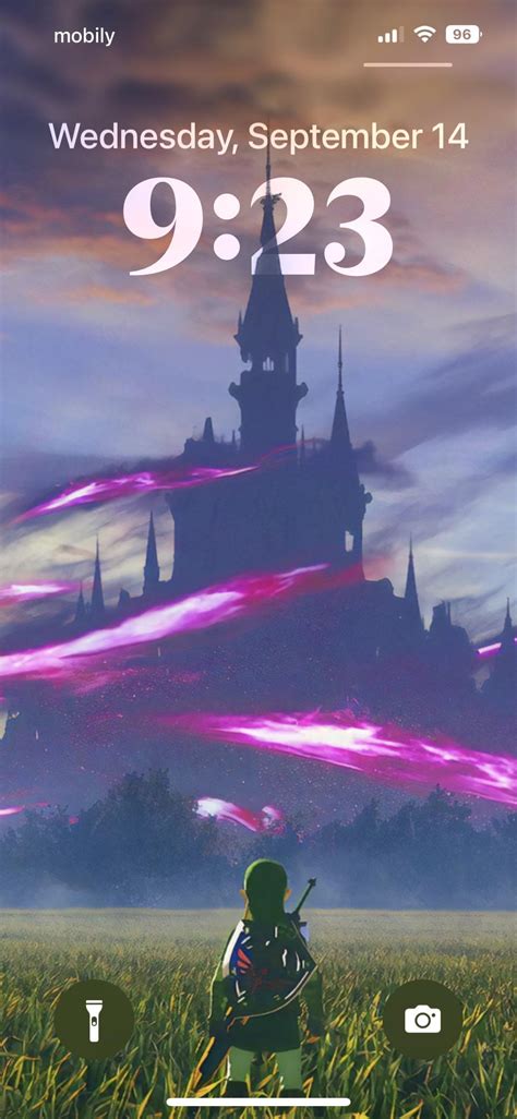 Botw Zelda Ios 16 Lock Screen With Depth Effect Rzelda