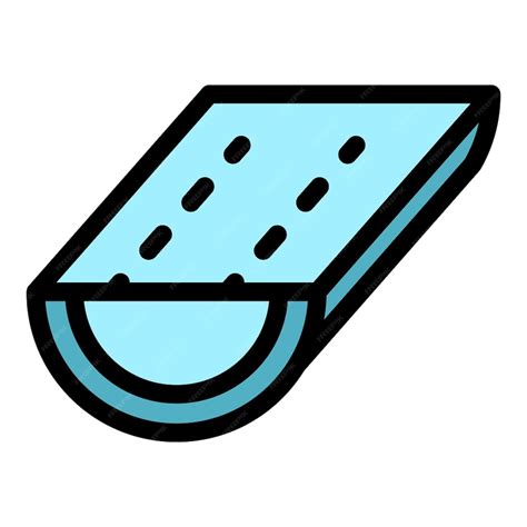 Premium Vector House Gutter Icon Outline House Gutter Vector Icon Color Flat Isolated