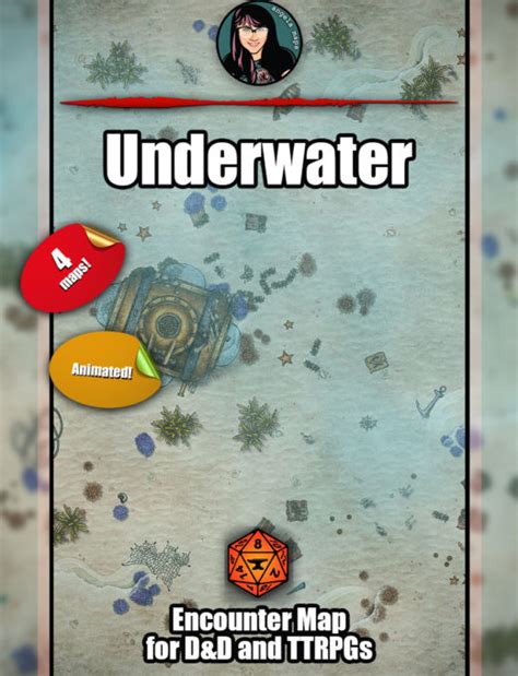 Underwater Animated Battle Map With Foundry Vtt Support Spooky Action Games Table Top Role