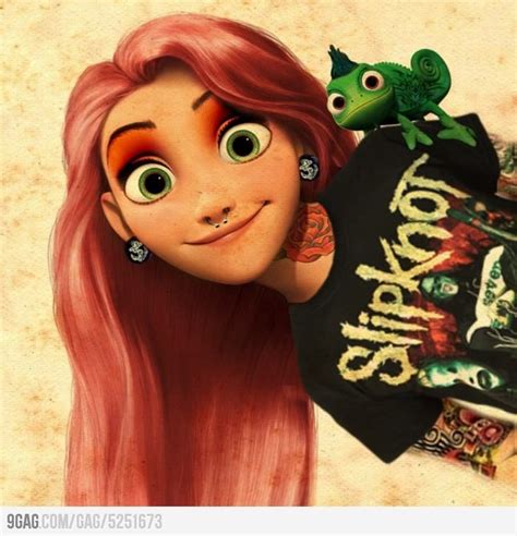 I Like This Version Of Rapunzel Better Punk Disney Princesses Punk Disney Disney Tattoos