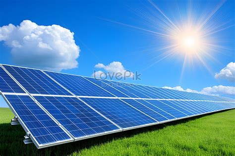 태양광 패널과 햇빛이 합쳐집니다 배경 사진 및 창의적인 일러스트 무료 다운로드 Lovepik