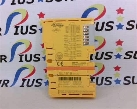 Beckhoff EL EtherCAT Terminal Channel Digital Input V DC EL Surpius